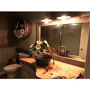 BRIGHTESS Bathroom Light Fixtures,Black Vanity Light, Decor Gooseneck Barn Light,E26 Farmhouse Wall Lamps Sconces Kitchen Bedroom Hardwired (2 Packs)