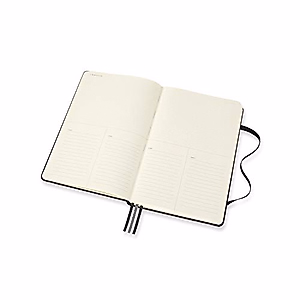 Moleskine PRO Project Planner, Hard Cover, Large (5" x 8.25") Black, 288 Pages