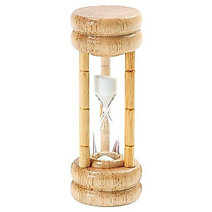 Norpro Three Minute Wood Timer, 4 Inch, Cream