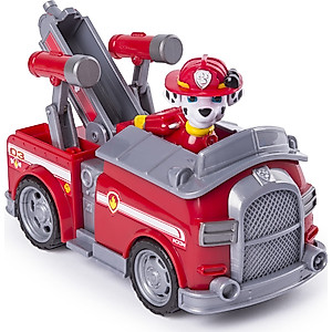 Paw Patrol Marshall's Transforming Fire Truck with Pop-Out Water Cannons, for Ages 3 and Up
