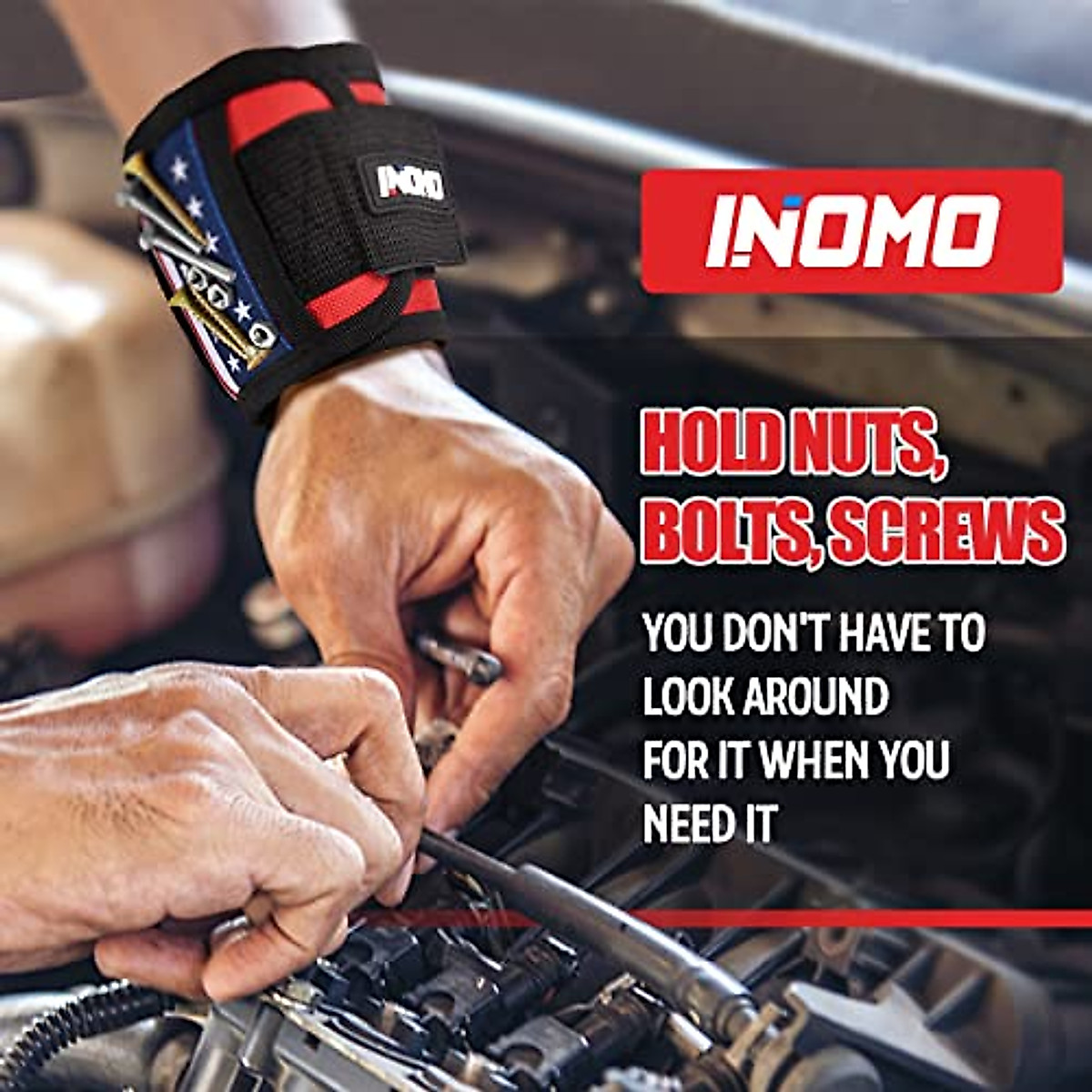 Gifts For Dad Gifts from Daughter, Magnetic Wristband For Holding Screws, Father's Day Gifts for Dad, Cool Gadgets for Men, Birthday Gifts for Men Boyfriend Husband, Gifts for Dad Who Wants Nothing