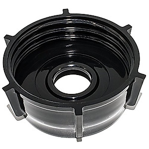 5 Cup Square Top Glass Jar Assembly With Blade, Gasket, Base, Lid，Compatible with Oster Classic Series Blender and Osterizer blender