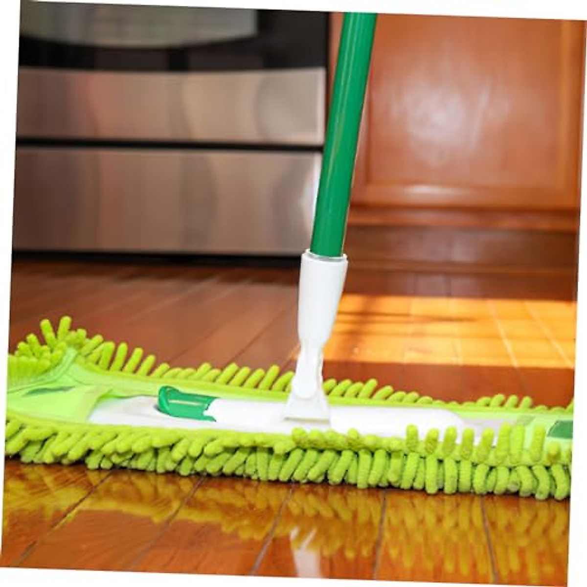 WOONEKY Adapter Silver Broom Handle Parts Broom Handle Threaded End Attachments Aluminum Alloy Extension Pole Threaded Adapter