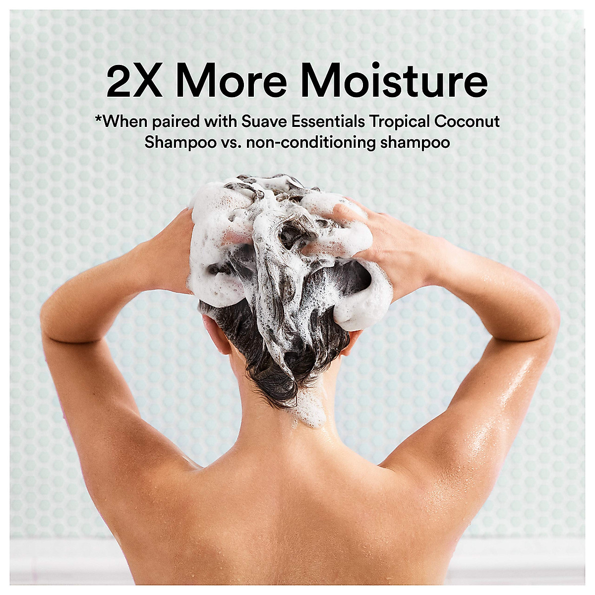 Suave Essentials Conditioner, Tropical Coconut, 30 Ounce (Pack of 6)