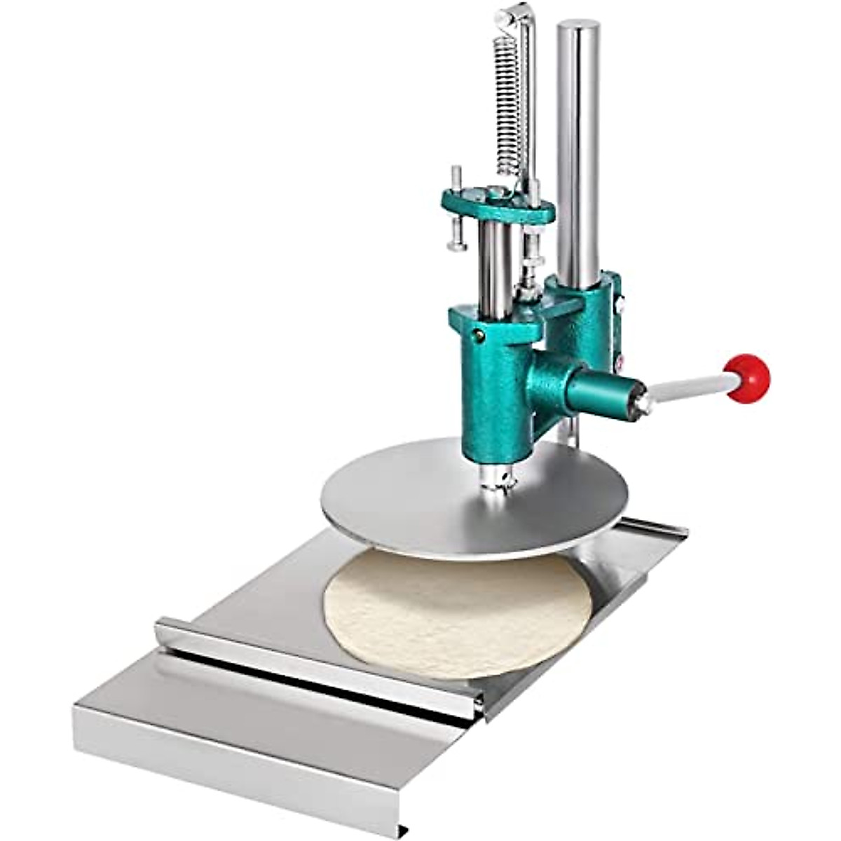 HACSYP Pizza Dough Press Machine, Household Pizza Pastry Press Maker, Stainless Steel Dough Roller Dough Sheeter Pasta, Sheeting Bread Molder Pie Crust