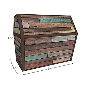 Teacher Created Resources Reclaimed Wood Cardboard Chest (TCR8588)