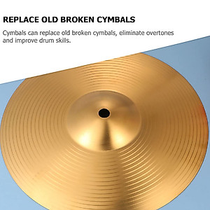 Hat Clutch Hat Cymbals Pair Jazz Drum Cymbals Pieces- hat Jazz Drum Parts Accessory (12 Inch)