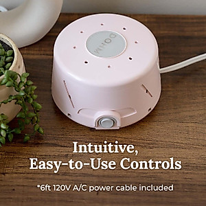 Yogasleep Dohm Classic (Pink) The Original White Noise Machine, Soothing Natural Sound from A Real Fan, Noise Cancelling for Office Privacy, Travel & Meditation, Sleep Therapy for Adults & Baby