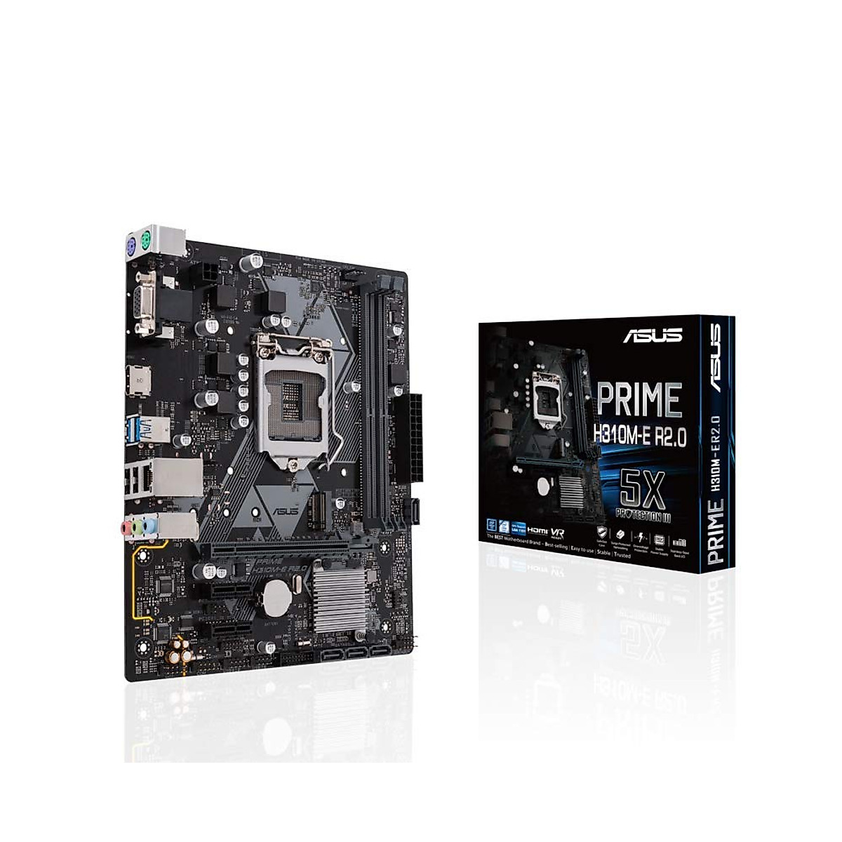 Asus Prime H310M-E R2.0 Micro ATX Intel H310 DDR4-SDRAM Motherboard