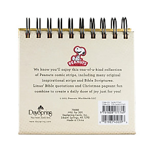 Dayspring - Peanuts - Smiles and Blessings - Perpetual Calendar (75668), Yellow