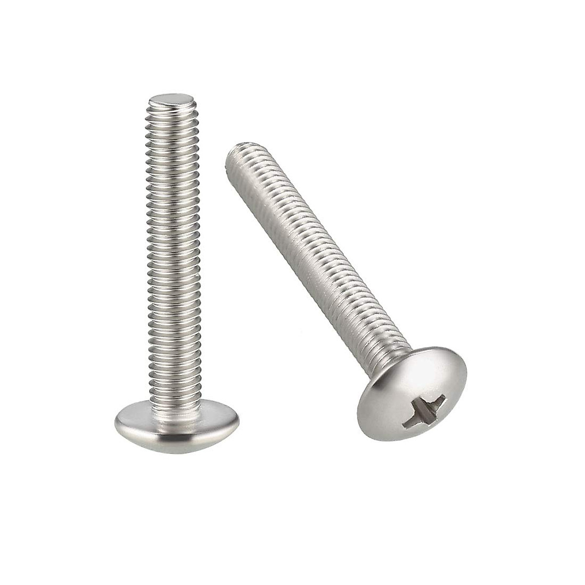 uxcell Machine Screws, M5x35mm Phillips Screw, 304 Stainless Steel, Fasteners Bolts 10Pcs