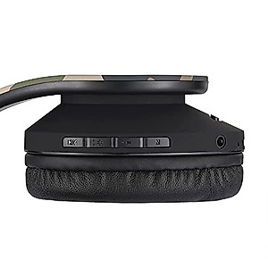 PowerLocus Kids Headphones Over-Ear, Bluetooth Wireless Headphones for Kids,with Microphone, Safe 85DB Volume Limited, Foldable with Carry Case, Audio Cable, Micro SD mode for Online Classes,PC,Phones