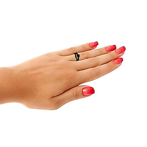 MauliJewels 1.50 Carat Black Rhodium Plated Black Diamond Engagement Bridal set Ring Prong 10K White Gold