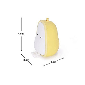 BFYCHYC Night Lights for Kids USB Rechargeable Lamps, BPA-Free ABS+Silicone Bedside Lamp for Breastfeeding,Color Changing, Yellow Pear