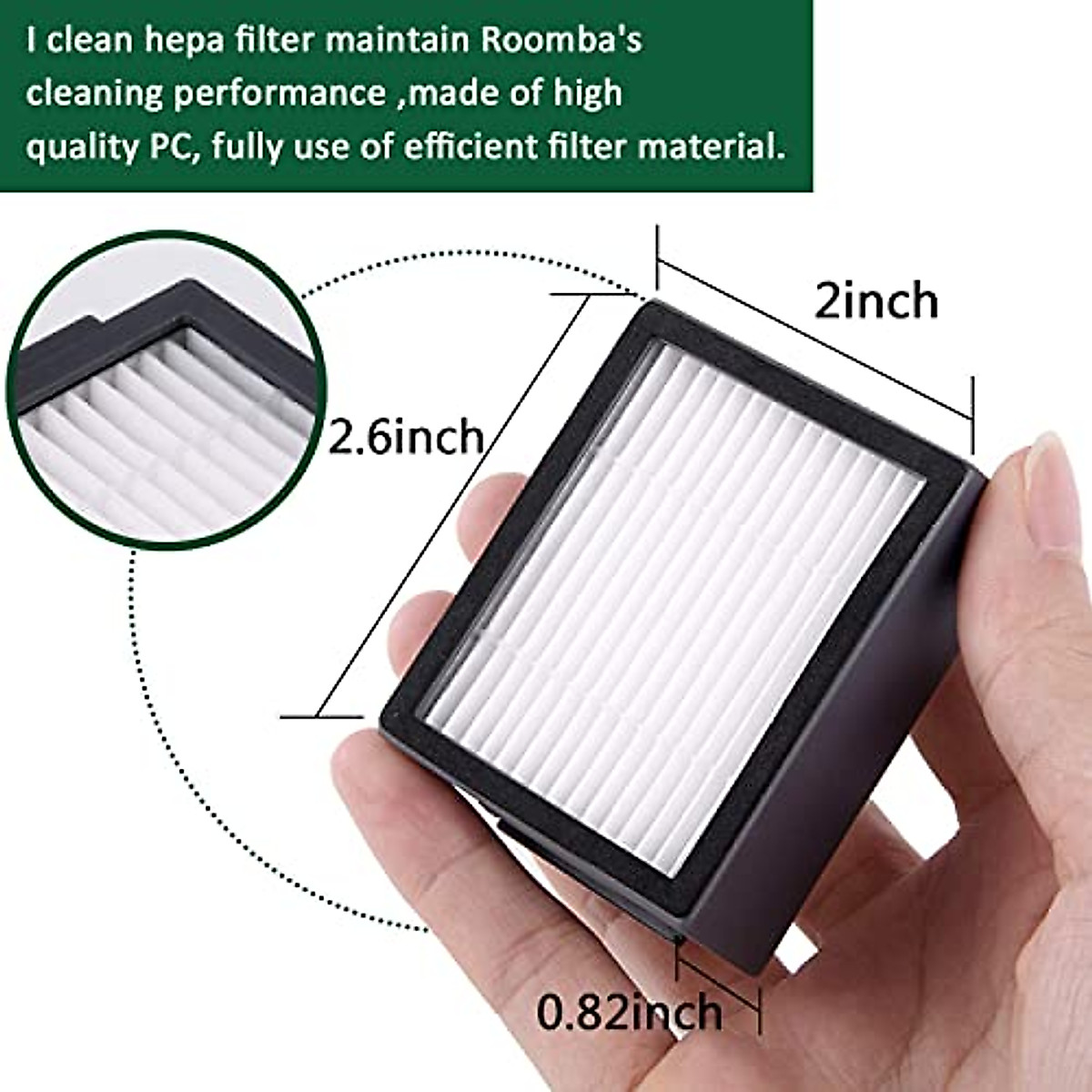 Replacement Roomba Parts, 23Packs Accessories Kit for iRobot Roomba evo i1 1152 1154 i3 evo 3150 i4 i6 i6+ i7 7150 i7+ 7550 i8 i8+/Plus E5 5134 E6 E7 J7 I,E &J Series Robot Vacuum