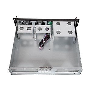 iStarUSA Group 2U Compact Rackmount 2 X 5.25 (D-214-MATX) , Black