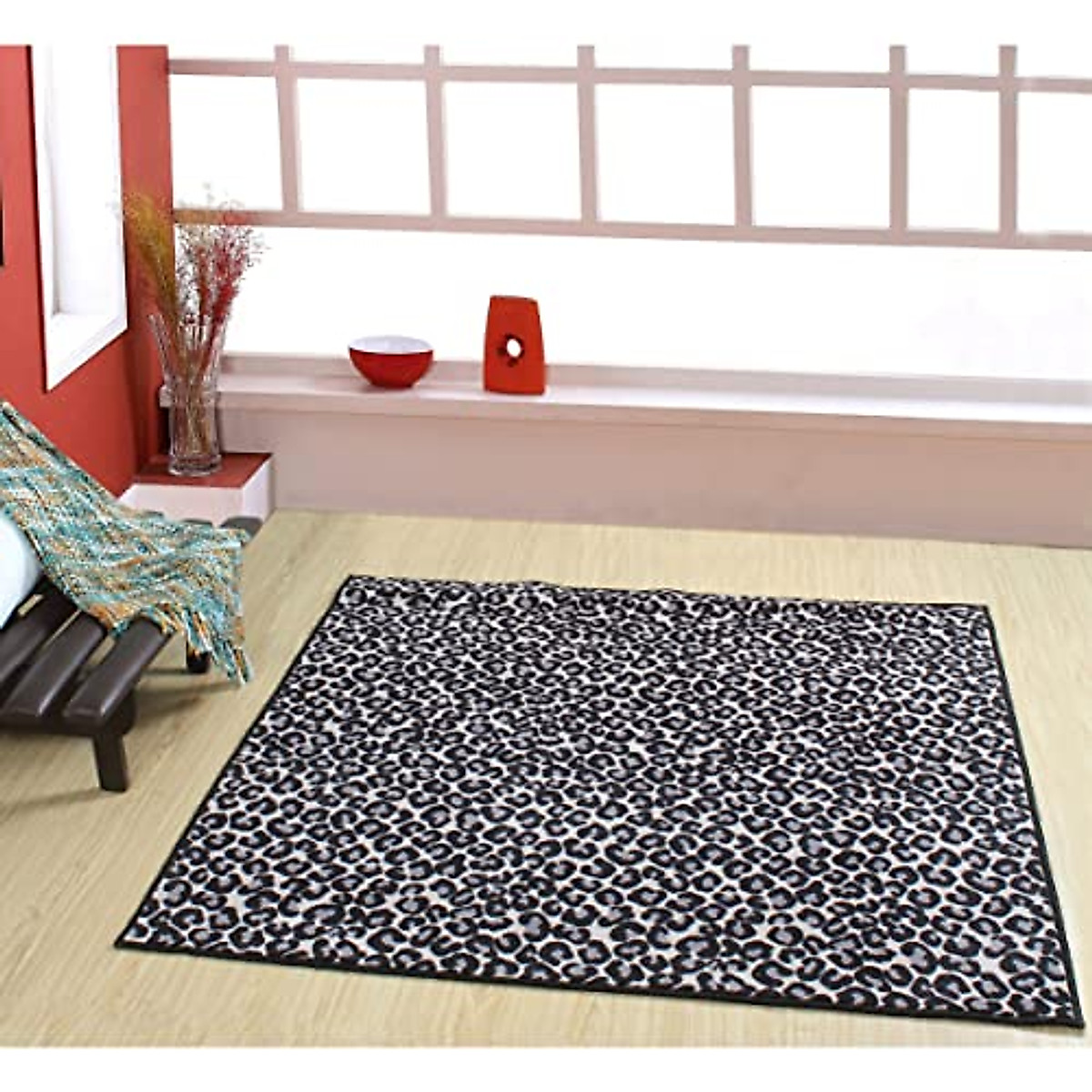 Furnish my Place Cheetah Go Getter Area Rug, Animal Print Area Rug, Floor Rug, Indoor Area Rug, Doorway Rug, Animal Inspired Design Rug, Perfect for Living Room, 2' x 3'