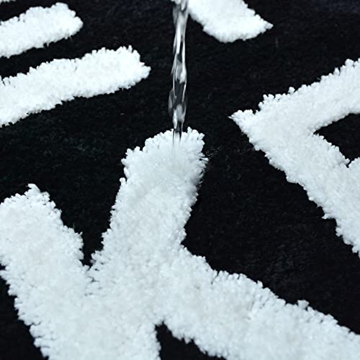 Zeeinx Get Naked Bathroom Shower Curtain Sets with Rugs Non Slip Absorbent Get Naked Bath Rugs Funny Bathroom Decor Shower Curtain Sets with 12 Hooks,72" x 72" Black