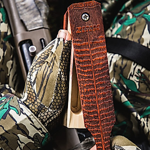 ZINK Wicked Series Turkey Hunting Box Game Call | Poplar/Bloodwood, Double-Sided Design, Versatile Natural Sounds, Different Tones, Hand-Tuned