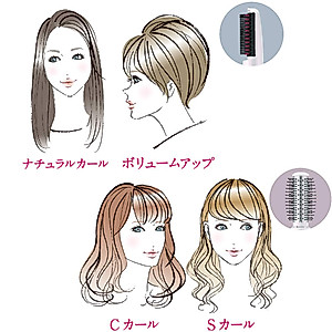 Tescom Double negative ionic Automatic World Voltage hair styler with 2 brush - Made in Japan (2020 Model)