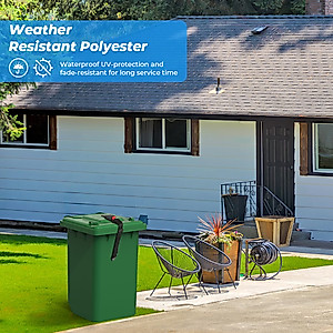 Gagetzan Semi-Automatic Trash Can Locks for Animals,Garbage Can Locks for Animals with Spring Button,Bear Proof Trash Can Lid Lock Keep Raccoon Out of Trash Bin,Easy Single Hand Release(1 Pcs)