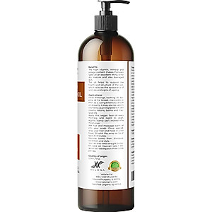 velona Pumpkin Seed Oil USDA Certified Organic - 8 fl oz | 100% Pure and Natural Carrier Oil | Unrefined, Cold Pressed