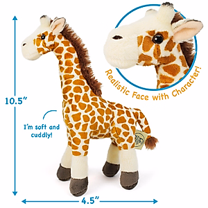TigerHart Evelyn The Giraffe - 11 Inch Stuffed Animal Plush