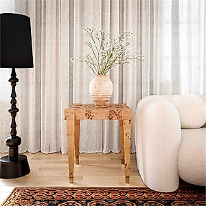 TOV Furniture Amelie 91" W Faux Fur Fabric Sofa in Cream Fabric