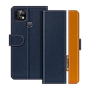 MILEGAO for Infinix Smart 5 Pro Flip Cover, Magnetic Buckle Multicolor Business PU Leather Phone Case with Card Slot, for Infinix Smart 5 Pro 6.52 inches