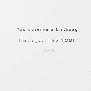 Hallmark Signature Birthday Card (Magical Unicorn)