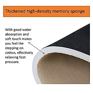 Baofu Skull Doormats Floor Mat Lightweight Non-Slip Foam Skeleton Area Rugs Entrance Front Door Rug Christmas Thanksgiving Decorative for Indoor Garden Kitchen Bedroom 23.6" x15.7"