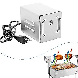 YJINGRUI Grill Rotisserie Motor BBQ Rotisserie Motor 90LB/40KG 15W Electric Motor for Pig Goat Chicken Rotisserie Roaster (110V)