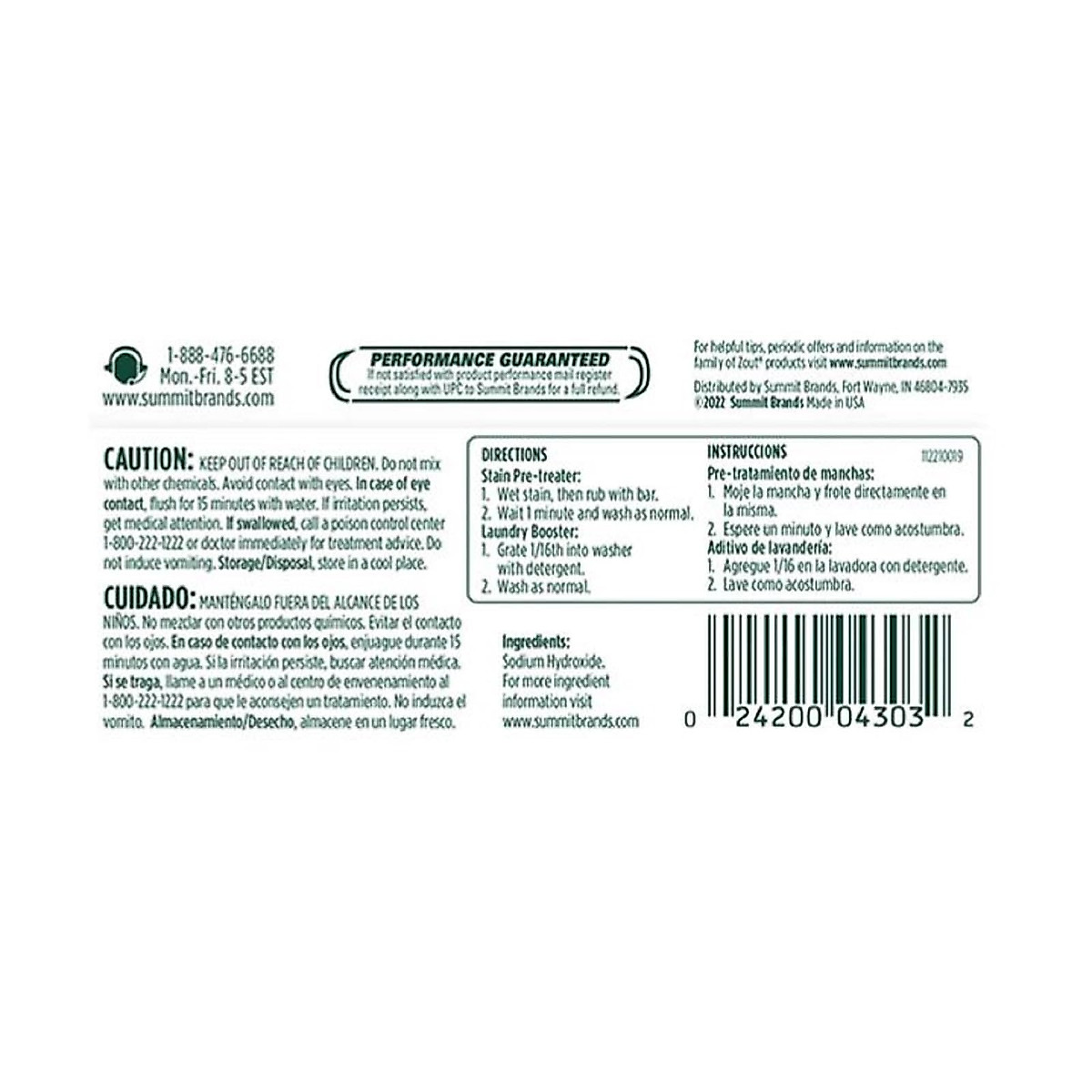 Dial Corporation Fels-Naptha Laundry Bar Soap, 5 Ounce (Pack of 6)