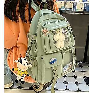 Micjcit College Student Backpack Waterproof And Wear-Resistant Leisure Business Sports Backpack Computer Bag Free Doll