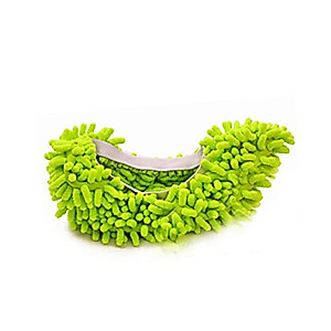 DECHOUS 3 Pairs Floor Mops Floor Cleaning Slippers Cleaning Mops Floor Dust Dirt Hair Cleaner Cleaning House Slipper House Dusting Slippers Lay Shoe Cover Dust Mop Slipper Mop Cap The Lazy