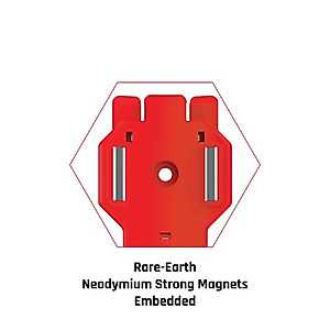 EZRED Magnetic Spray Can Holder 3-Pack Flexible Non-Marring Polymer Lid Holder