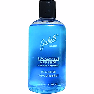 Gabel’s Eucalyptus Aftershave Astringent with Menthol (Up A Notch 70%) 8oz