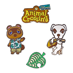 Controller Gear Animal Crossing Lapel Pin Set (New Horizons)
