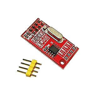 Taidacent 2PCS TM7705 AD7705 Dual 16 bit ADC Data Acquisition Module Input Gain Programmable SPI Interface