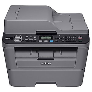 Brother International Compact Laser All in One with Wireless Networking and Duplex Printing, Grey (Refurbished)