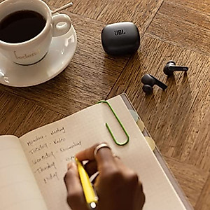 JBL Live Pro TWS 2: 40 Hours of Playtime, True Adaptive Noise Cancelling, Smart Ambient, and Beamforming mics (Black), Small