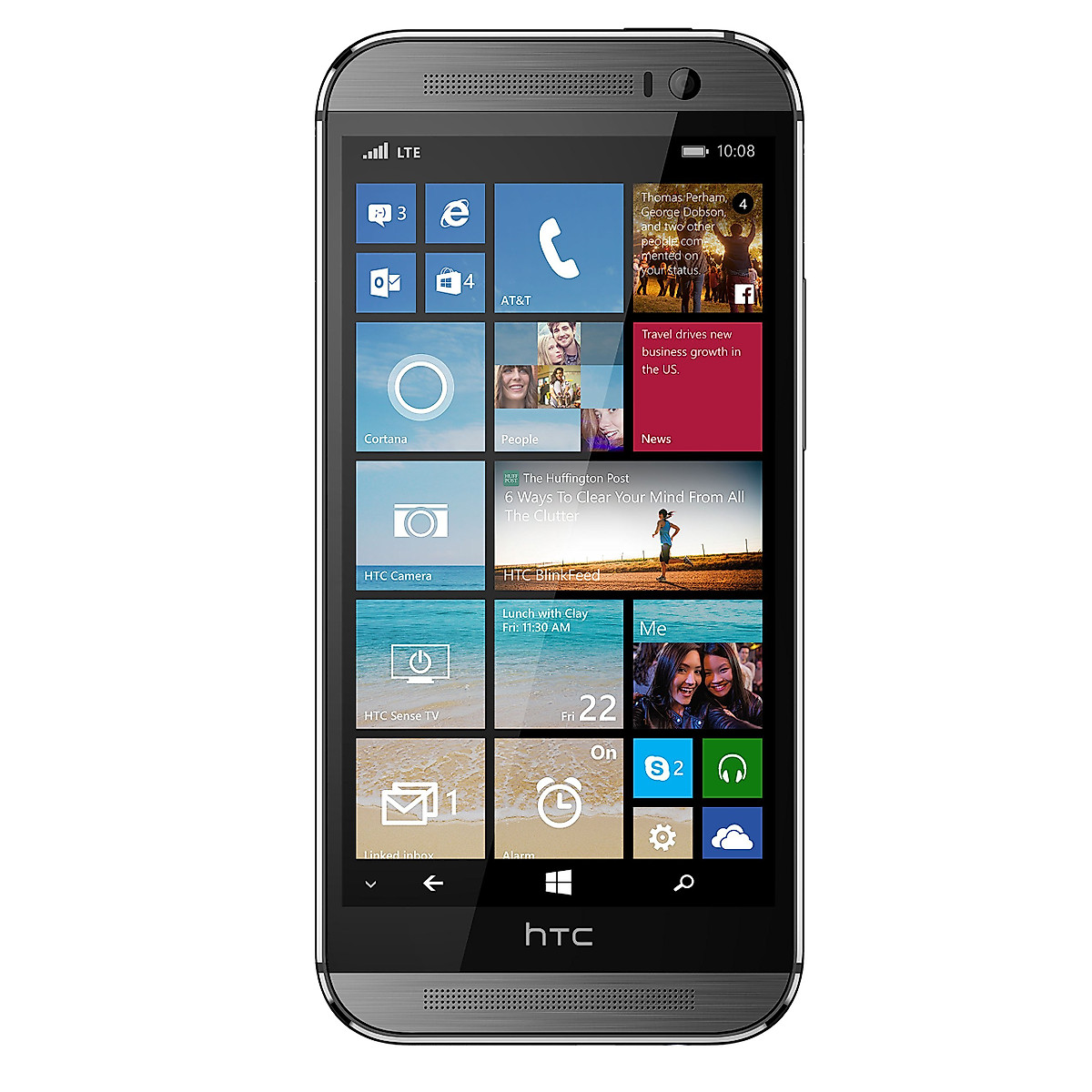 HTC One M8 for Windows, Gunmetal Grey 32GB (AT&T)