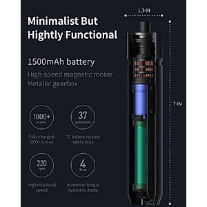 HOTO 35 In 1 Cordless Rotary Tool Kit bundle with 3.6V Cordless Electric Screwdriver Set