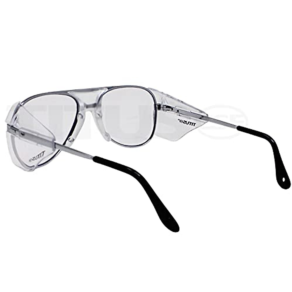TITUS G77 Premium Metal Frame Aviator Z87+, Z87.1 Safety Glasses Side Shield Motorcycle Shooting DOT ANSI CE Approved Eyewear