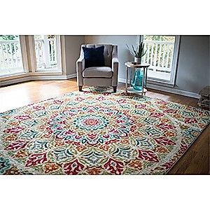 Mohawk Home Jerada Floral Sphere Area Rug (5'x8')