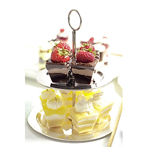 ImpiriLux 2 oz x 100 ct Dessert Cups with Spoons | Square Mini Plastic Dessert Cups + 100 Spoons | Chic Presentation of Desserts, Appetizers, Catering and Much More