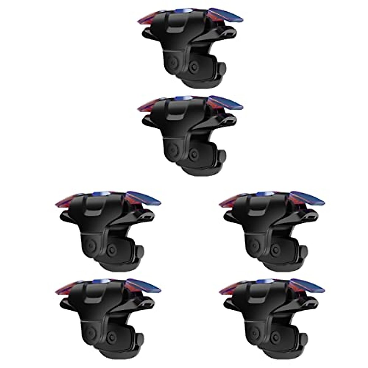 Mikikit Phone Handle 3 Pairs Mobile Mobile Game Controller Mobile Phone Gaming Triggers Gamepad Mobile Game Trigger Controller Joystick Grips