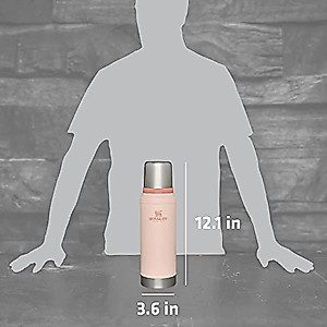 Stanley Classic Vacuum Insulated Wide Mouth Bottle - BPA-Free 18/8 Stainless Steel Thermos for Cold & Hot Beverages - 1.0QT - Limestone