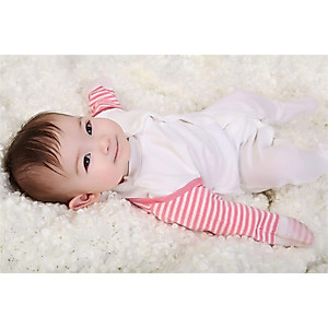 ScratchSleeves | Little Girls' Stay-On Scratch Mitts | Stripes | Pink and Cream | 2-3y