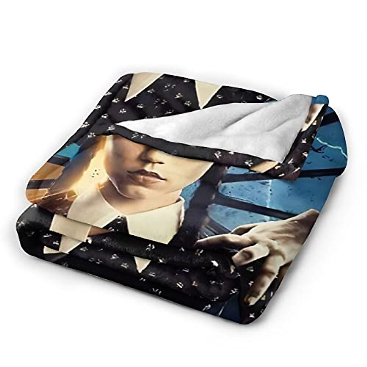 Super Soft Flannel Blankets Comfortable Throw Blanket for Sofa Bedroom Office Travel,Suitable for Teenagers, Adults (50"x40")